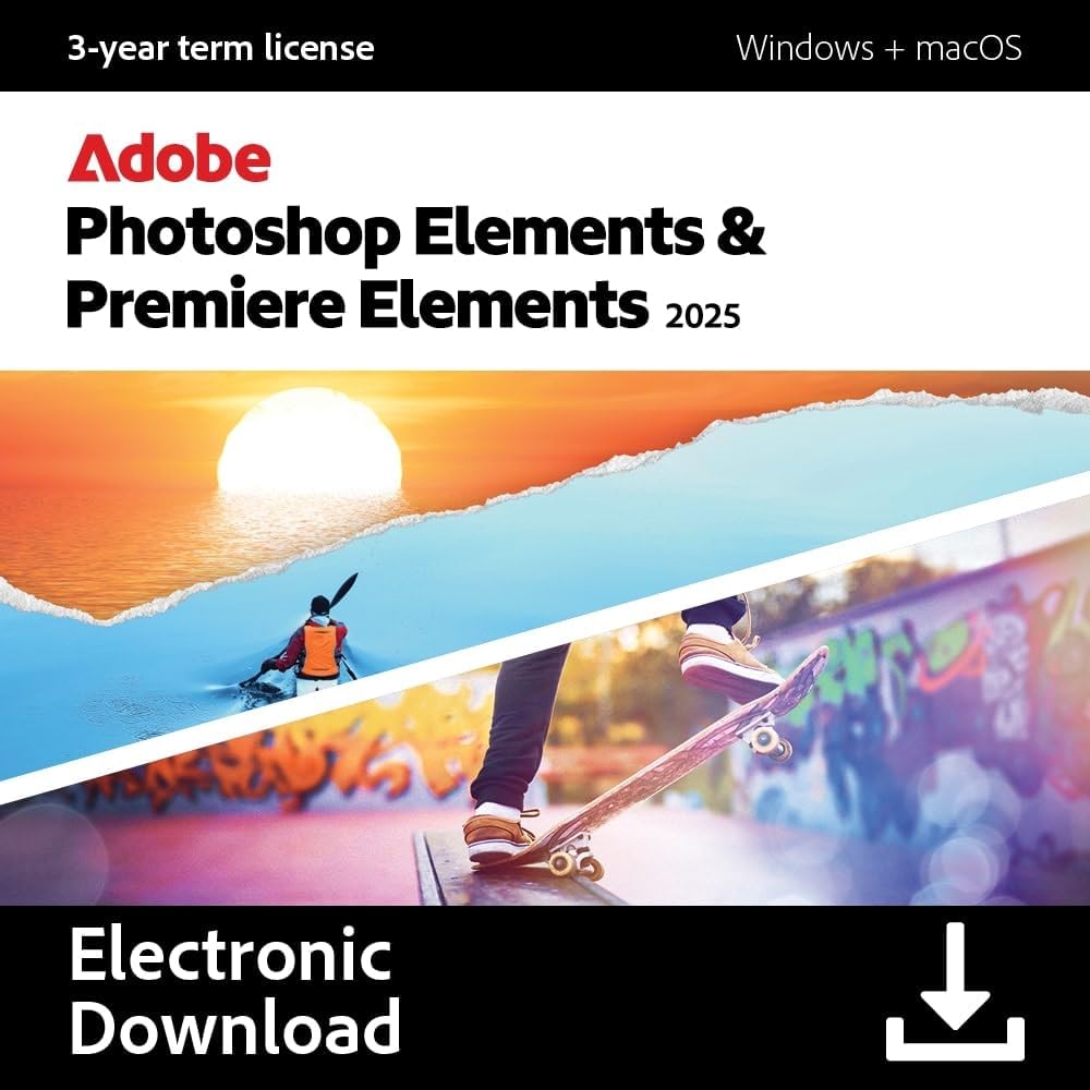 Gráfica e Design :: Adobe :: Adobe Photoshop & Premiere Elements 2025